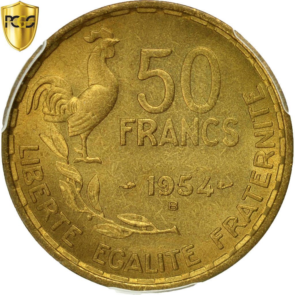 #482794 Monnaie, France, Guiraud, 50 Francs, 1954, Beaumont - Le Roger ... #482794 Monnaie, France, Guiraud, 50 Francs, 1954, Beaumont - Le Roger ...