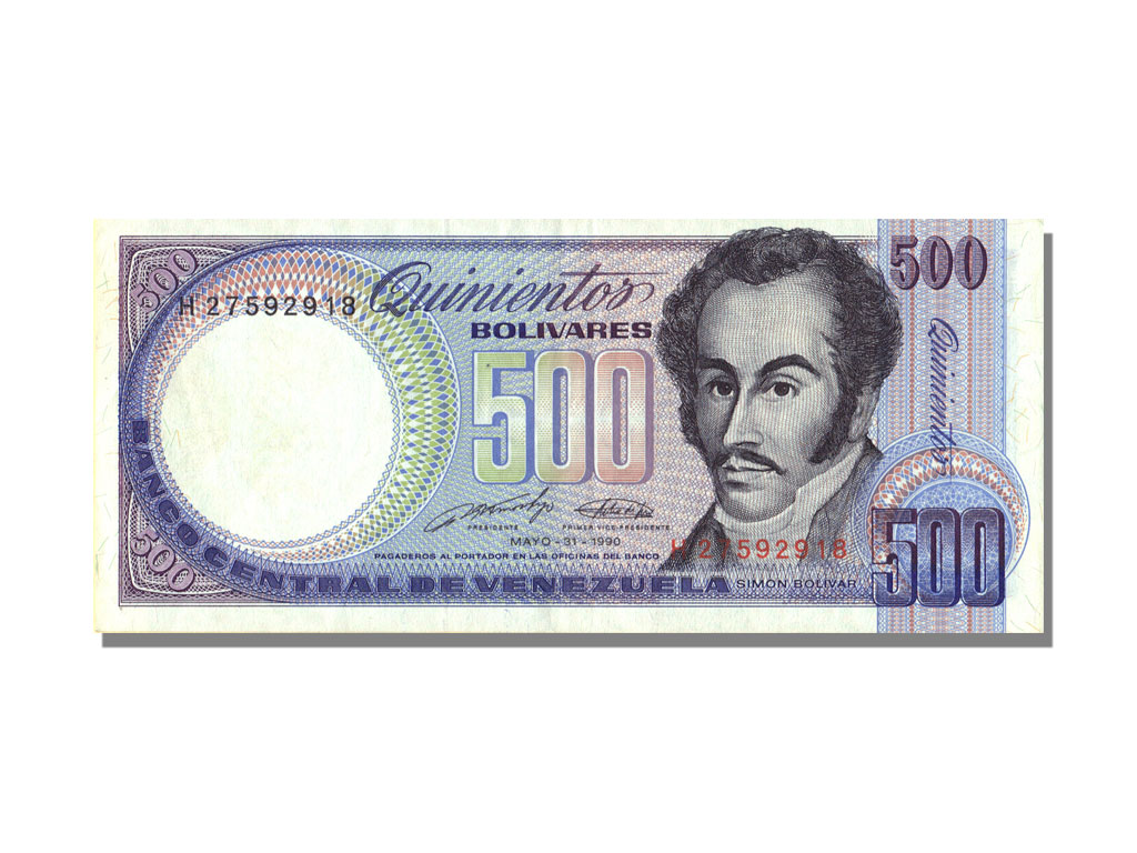 #53758 Venezuela, 500 Bolivares Type Simon Bolivar : SPL, 500 Bolivares ... #53758 Venezuela, 500 Bolivares Type Simon Bolivar : SPL, 500 Bolivares ...