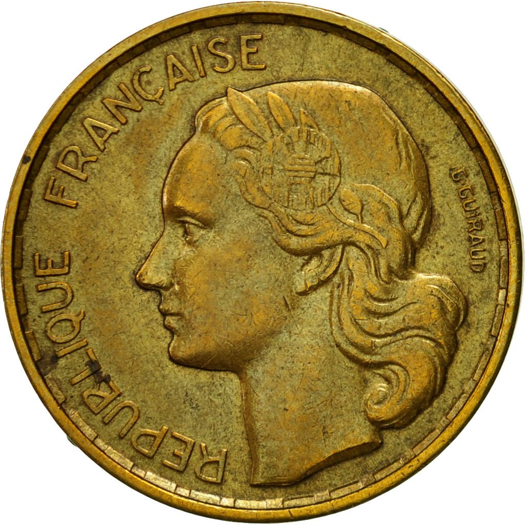 #542137 Monnaie, France, Guiraud, 20 Francs, 1952, Paris, TTB, Aluminum ... #542137 Monnaie, France, Guiraud, 20 Francs, 1952, Paris, TTB, Aluminum ...