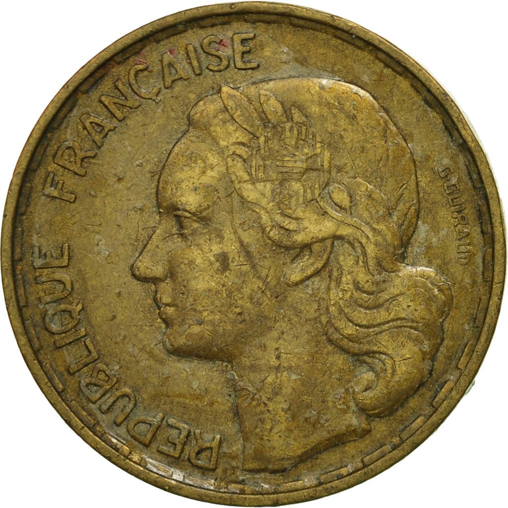 #546288 Monnaie, France, Guiraud, 50 Francs, 1952, Paris, TB, Aluminum ... #546288 Monnaie, France, Guiraud, 50 Francs, 1952, Paris, TB, Aluminum ...