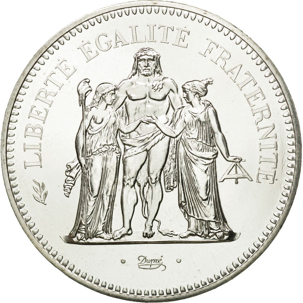#548005 Monnaie, France, Hercule, 50 Francs, 1977, Paris, FDC, Argent ... #548005 Monnaie, France, Hercule, 50 Francs, 1977, Paris, FDC, Argent ...
