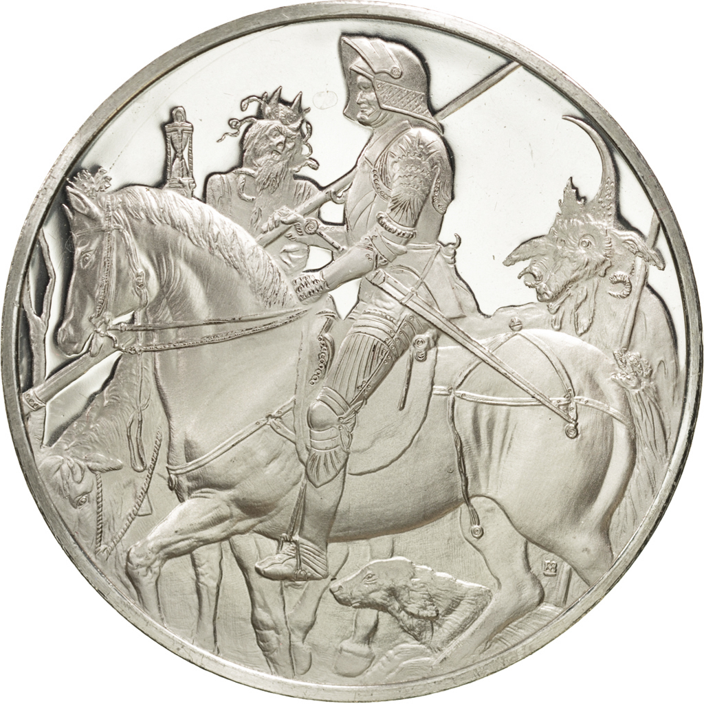 #68469 Peintures, Ritter Tod Und Teufel, Albrecht Dürer, Médaille ... #68469 Peintures, Ritter Tod Und Teufel, Albrecht Dürer, Médaille ...